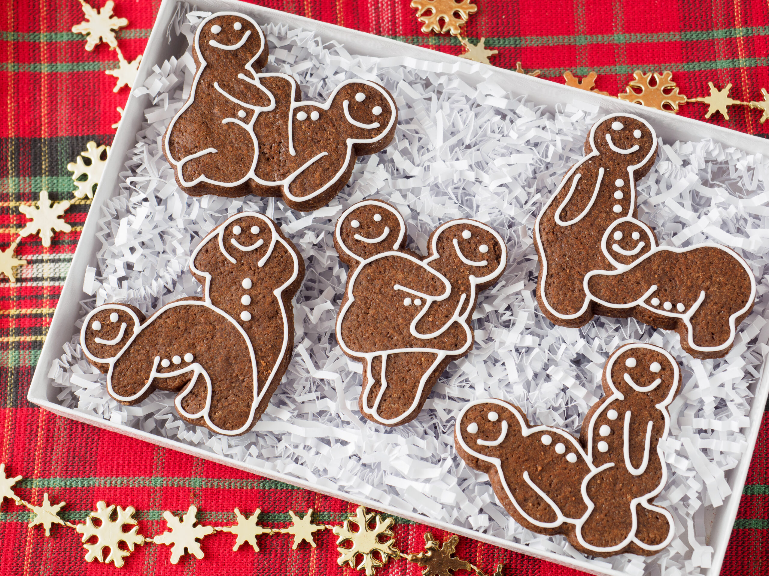 Fxxking Gingerbread Man Cookie Box Set - Sprinkles with Love | Hand ...